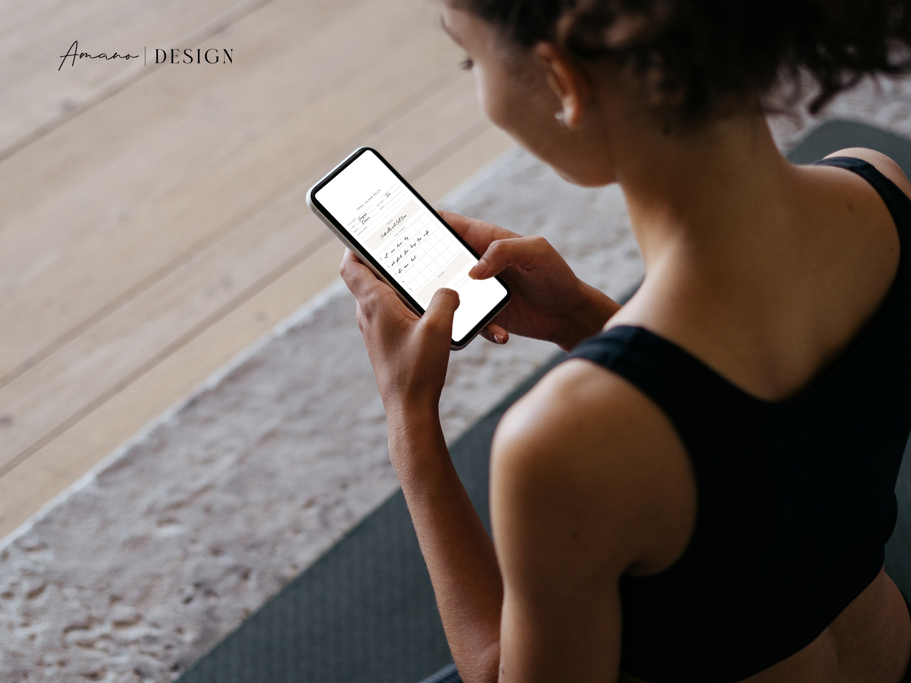 Yoga Teacher Class Planner Bundle BW Outlined 7 Layouts - Etsy