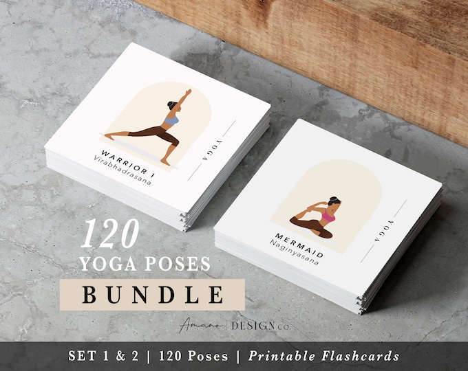 Yoga Pose Tips & Routines Cards - Etsy