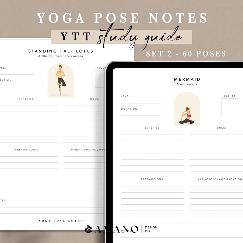 Yoga Poses - Etsy