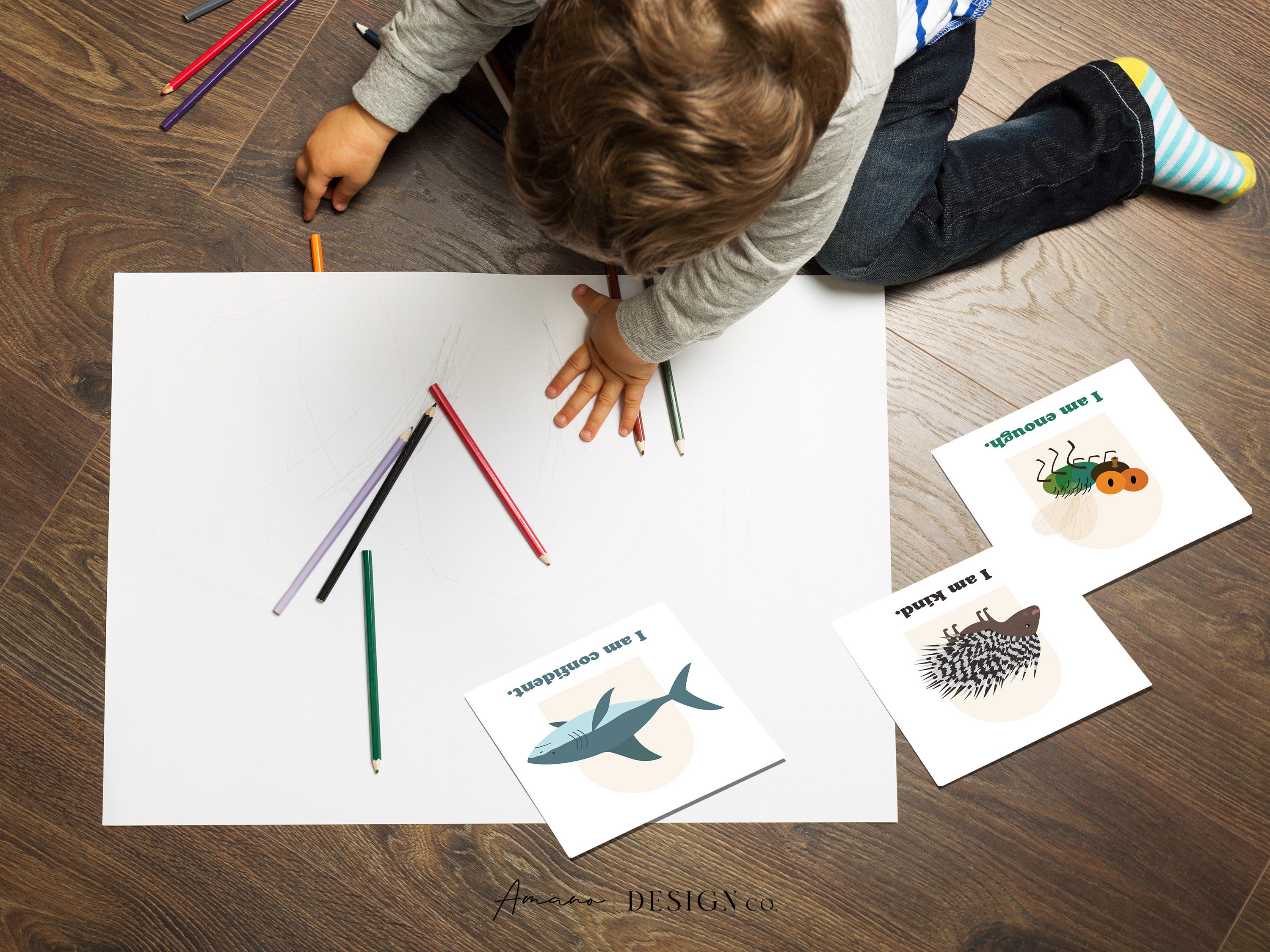 24 "i Am" Affirmation Cards for Kids | Printable/digital PDF 3.5x3.5 In ...