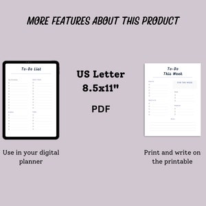 Planner Bundle Printable, Personal Organizer, to Do List, Weekly ...