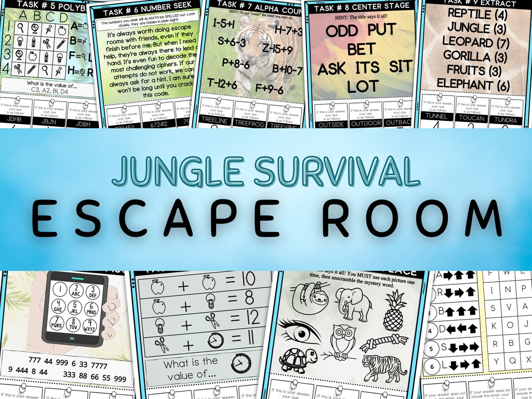 Escape Room, Party Games for Kids, Puzzle Games, Birthday Games ...