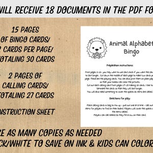 Alphabet Bingo, Animal Bingo, Printable Bingo, Kids Games, Alphabet ...