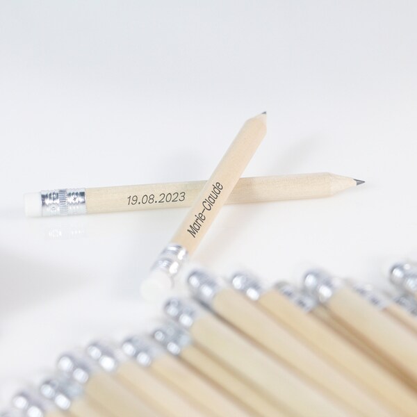 Custom Mini Pencils - Etsy