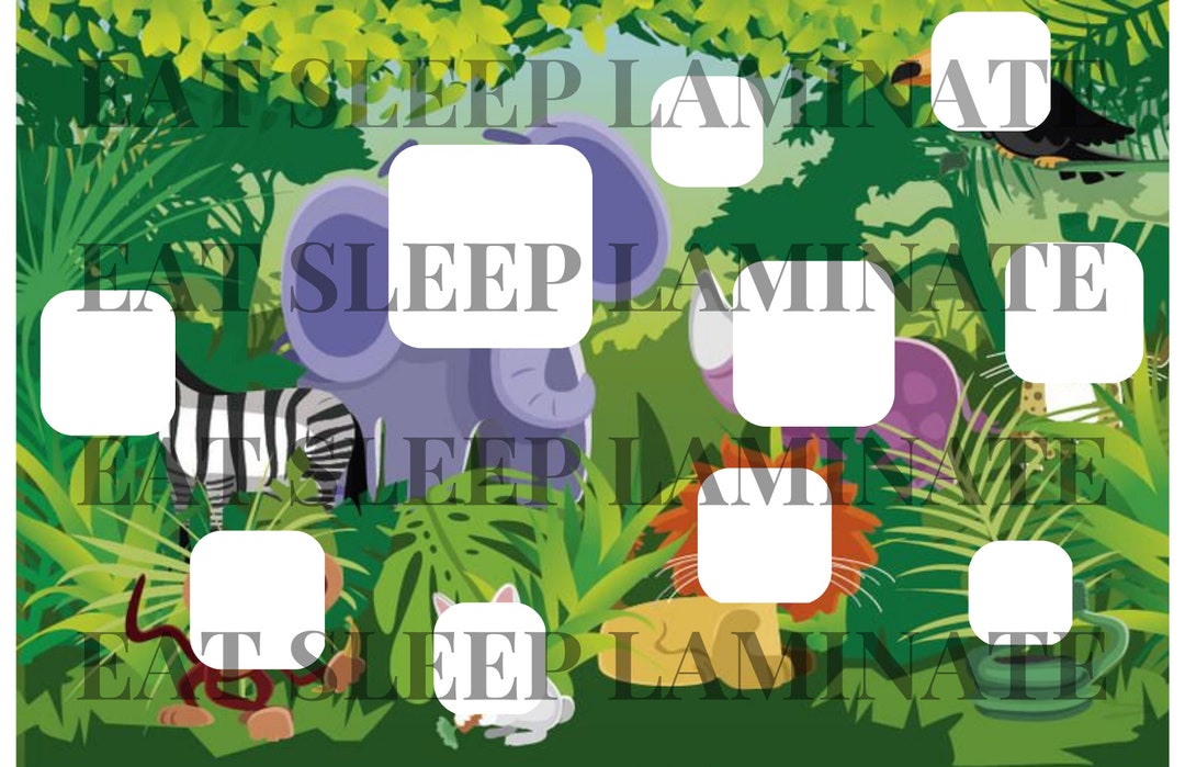 Safari Animal Token Board (10) - Pre-assembled Reward Charts for ABA ...