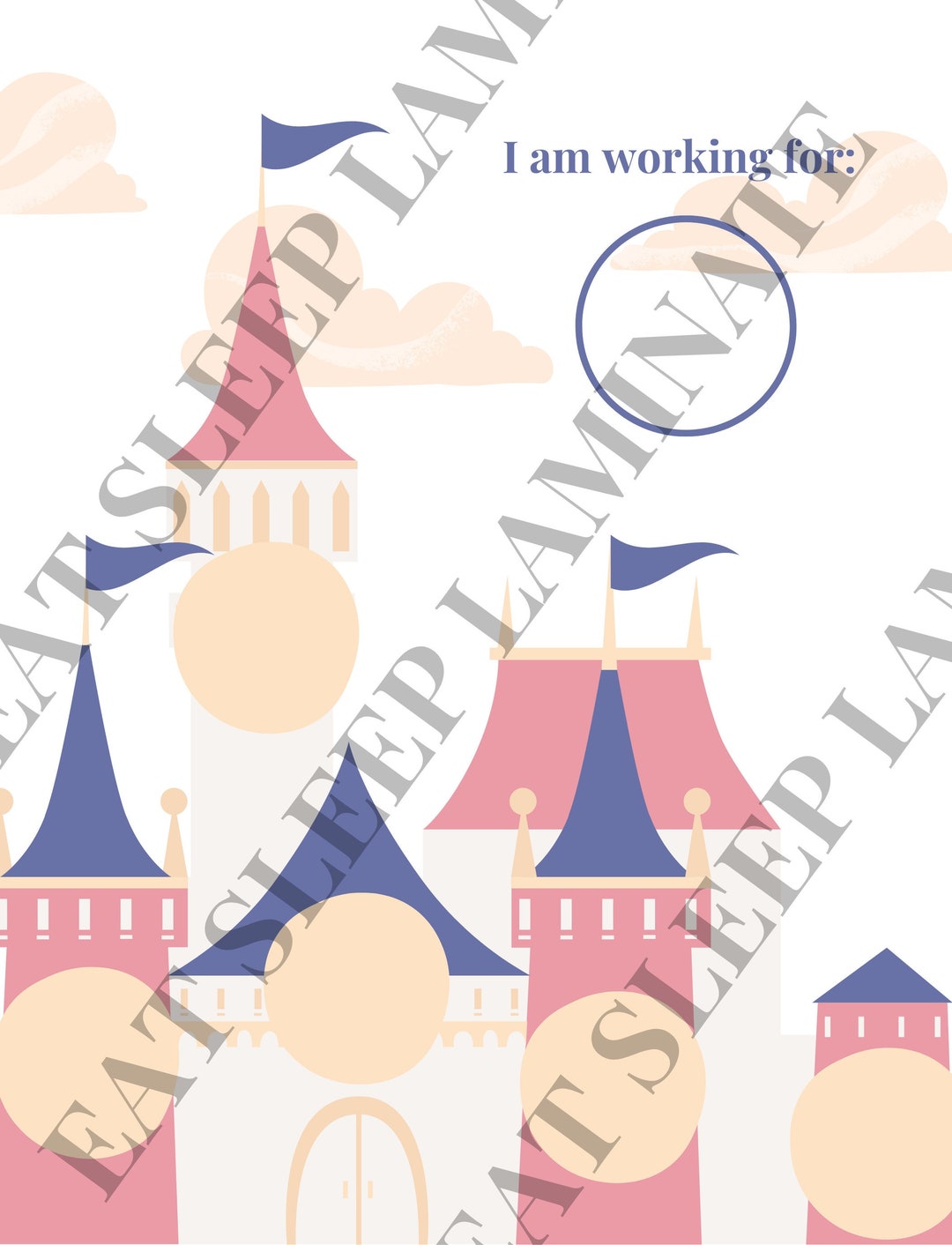 Princess Castle Token Board - Pre-assembled Reward Charts for ABA, SLP ...