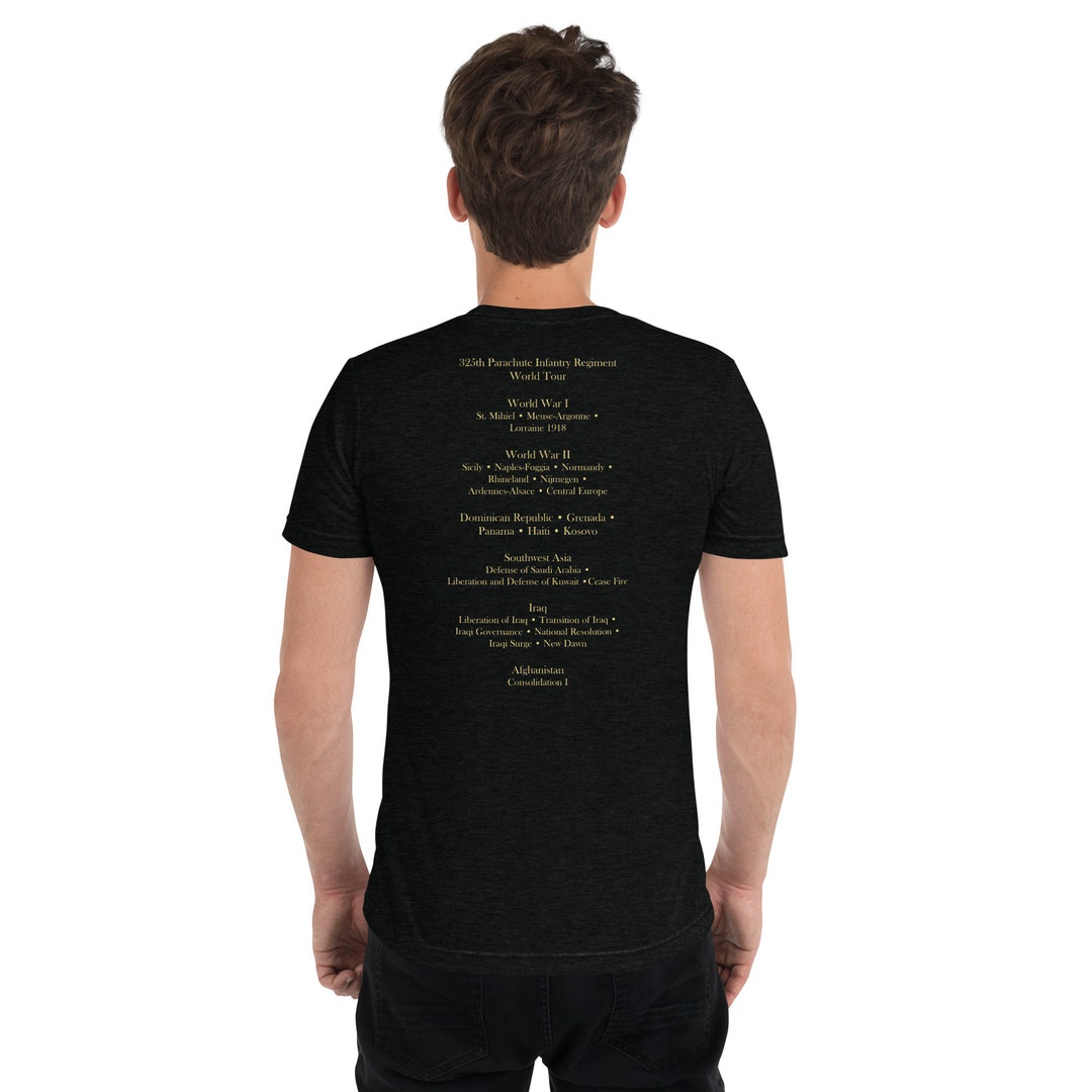 325th PIR Campaign Word Tour T-shirt - Etsy