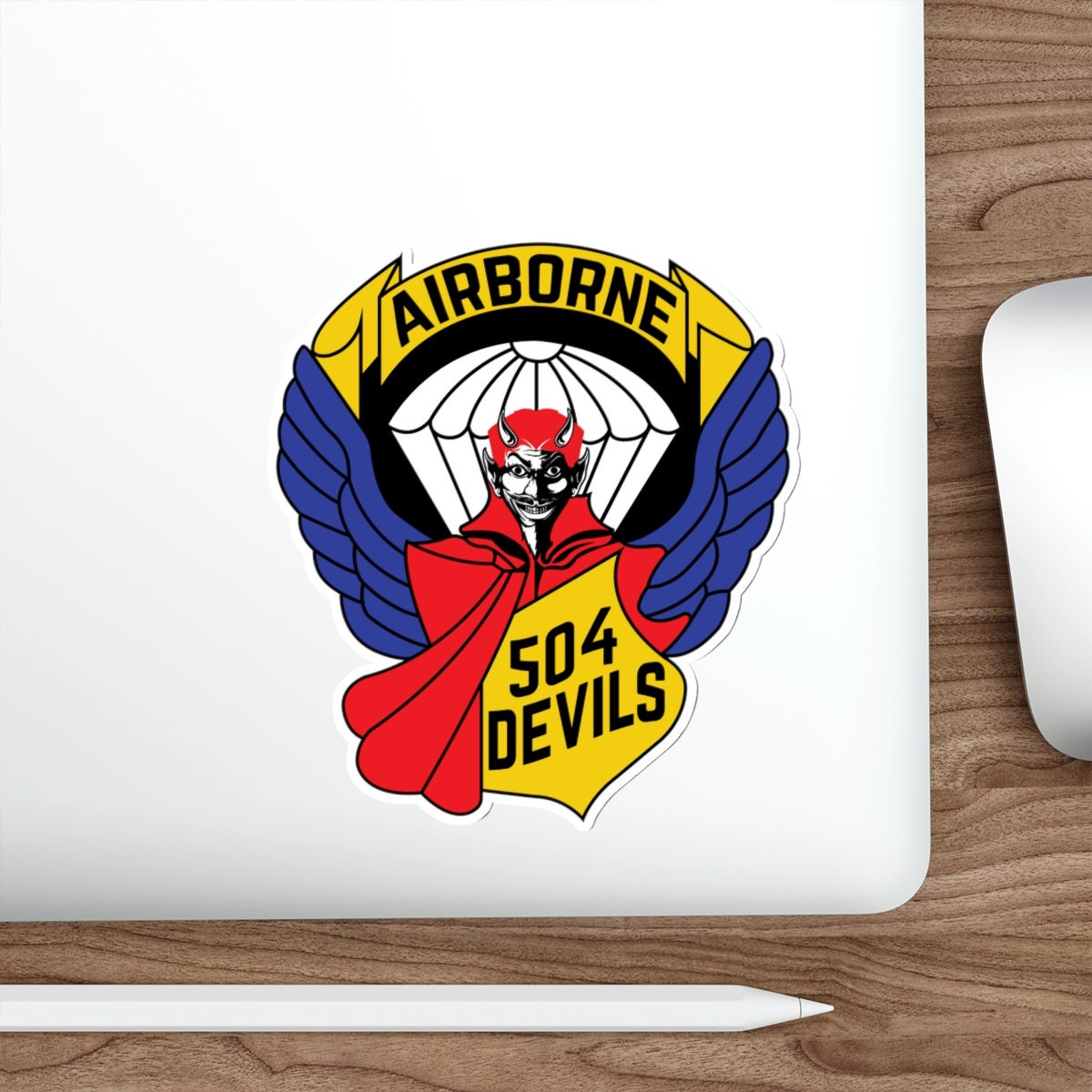 504th Parachute Infantry "red Devils" Sticker - Etsy
