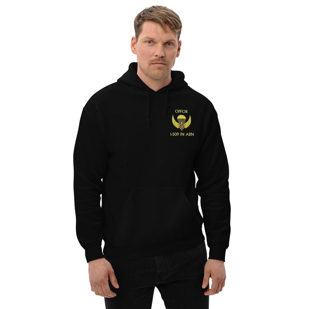 Custom 1st Battalion, 509th Parachute Infantry Regiment (OPFOR) Hoodie ...