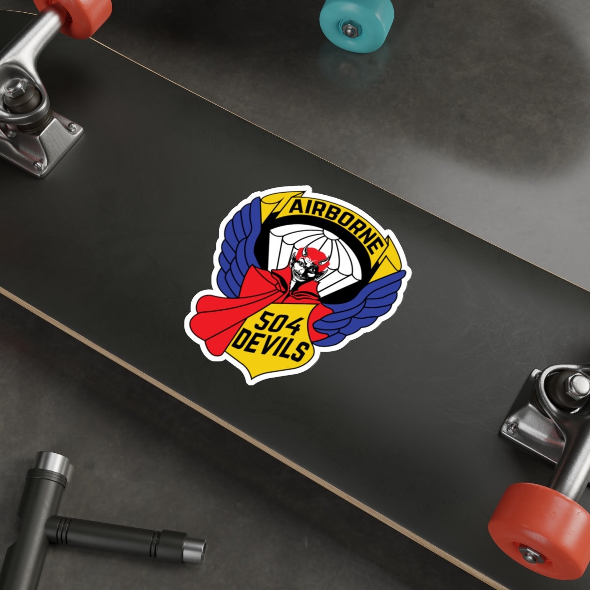 504th Parachute Infantry "red Devils" Sticker - Etsy