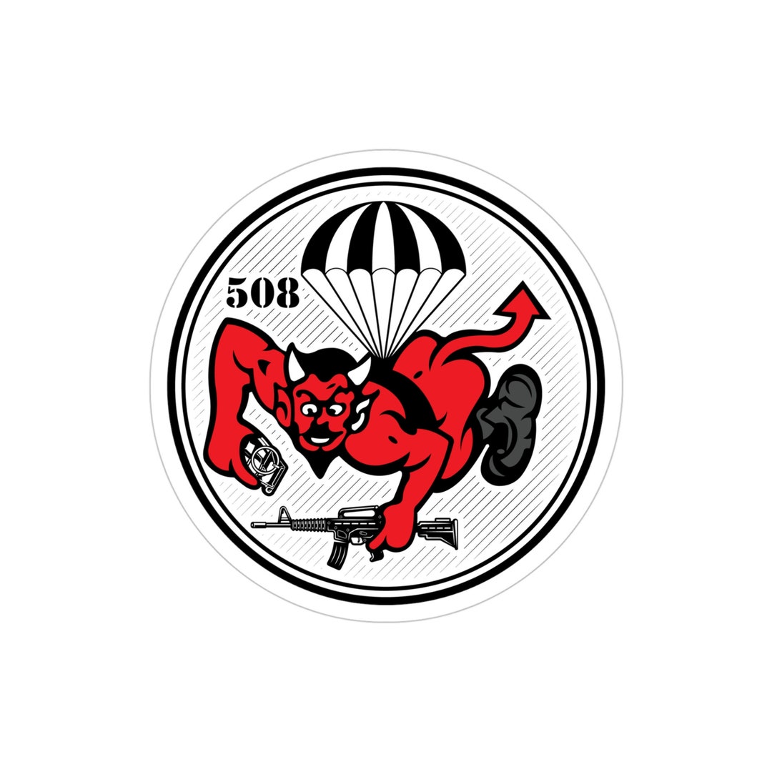 508th Parachute Infantry Regiment Transparent Outdoor Sticker - Etsy