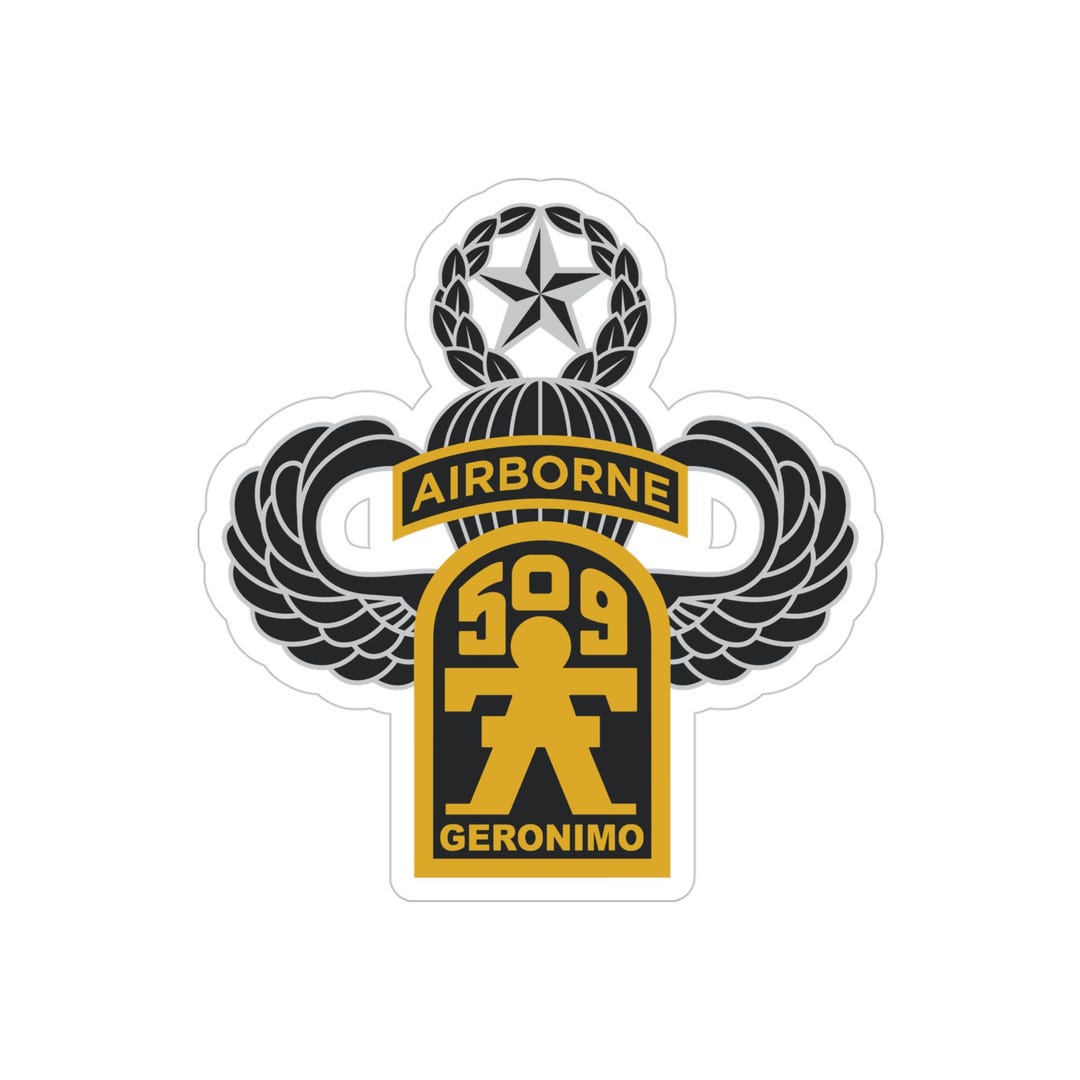 509th Parachute Infantry Regiment | WWII Geronimo Airborne Patch ...