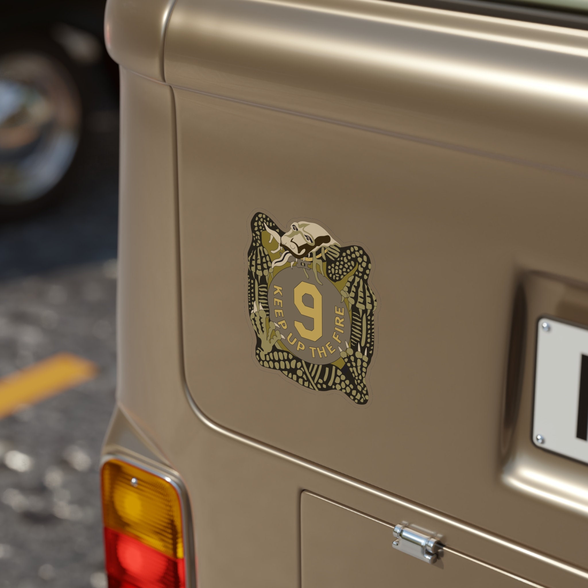 9th Infantry Regiment 'manchu' Die-cut Vinyl Sticker - Etsy