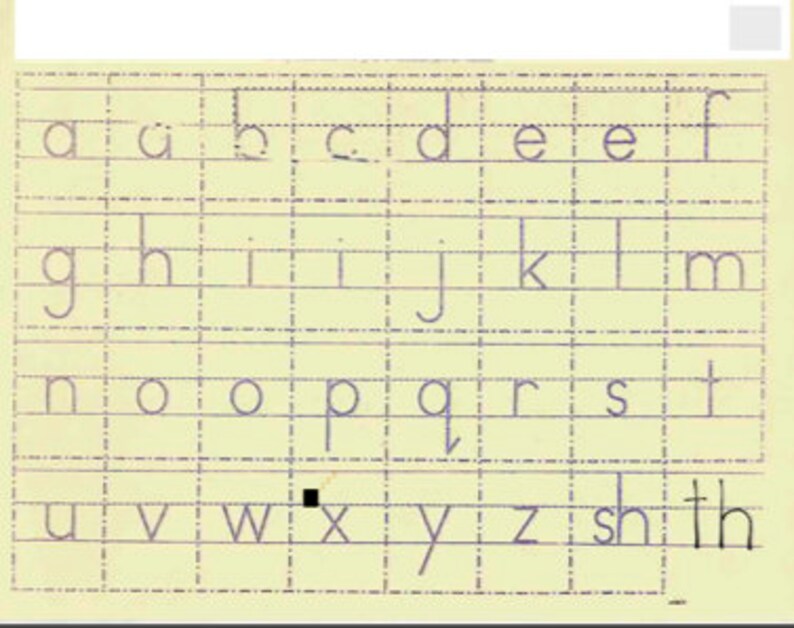 Printable Alphabet Letter Squares Including TH & SH Letter Card Cut ...