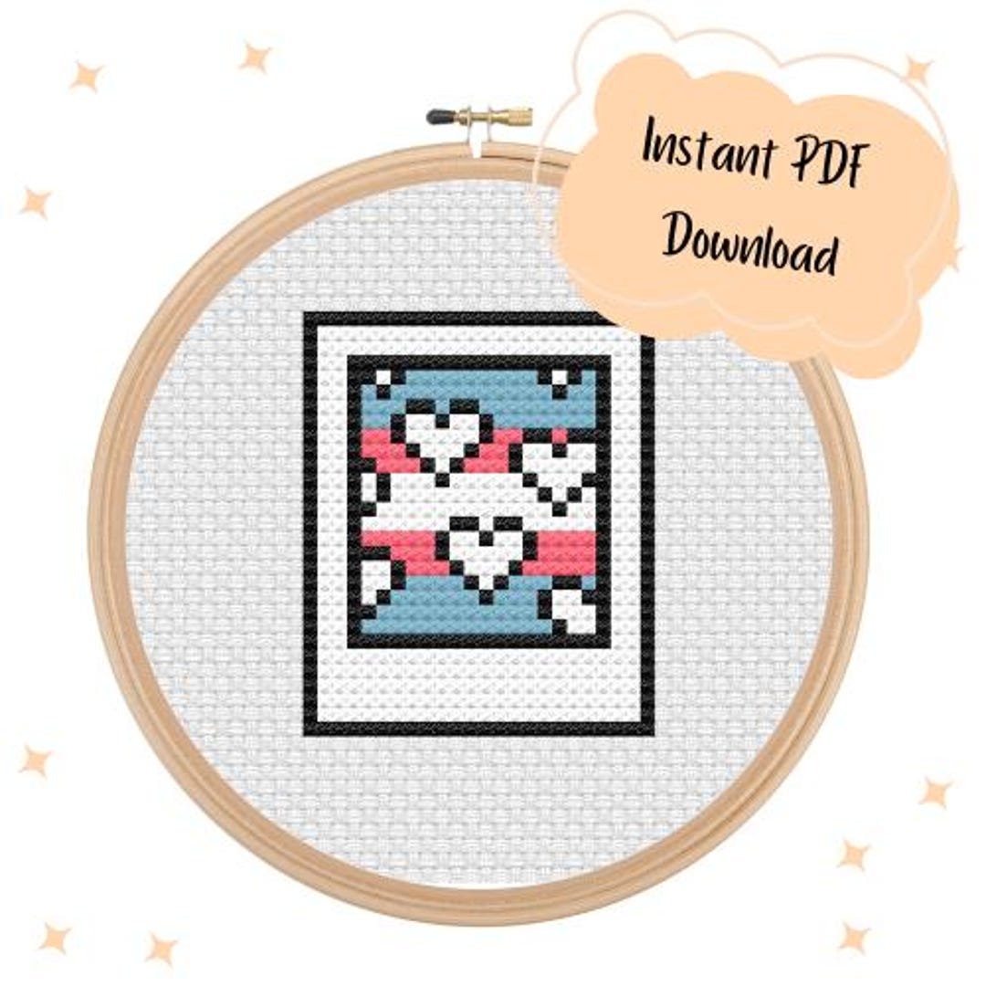 LGBTQ+ Cross Stitch Pattern, Transgender Cross Stitch PDF, Gay Pride ...