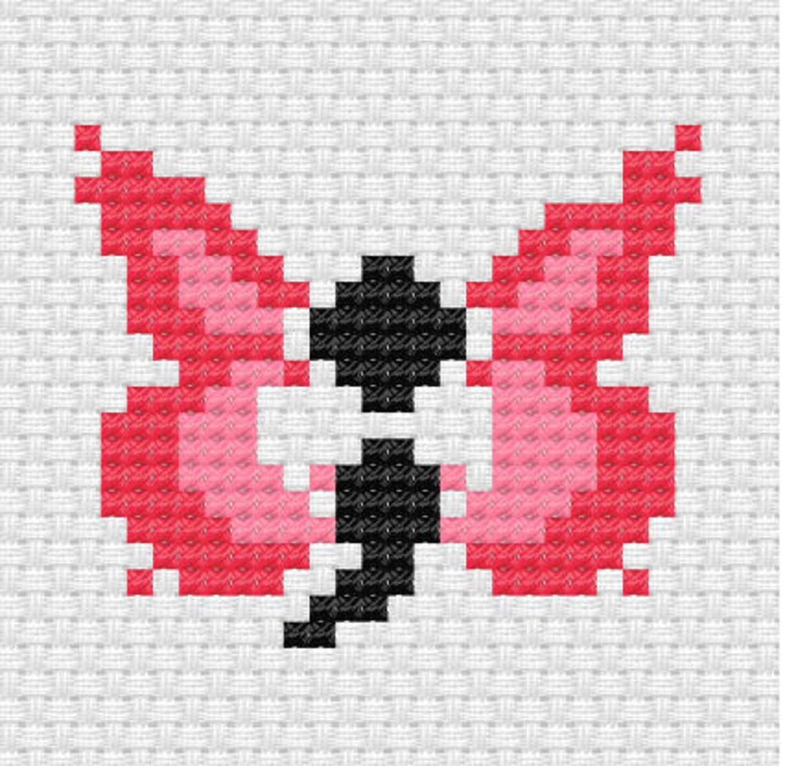 Mini Semi-colon Butterfly Cross Stitch Pattern Design PDF Download ...