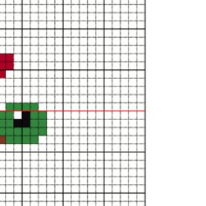 Mini Cute Sea Turtle Cross Stitch Pattern - Instant PDF Download ...