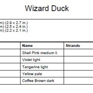Mini Cute Wizard Duck Cross Stitch Pattern Design for Beginners Motif ...