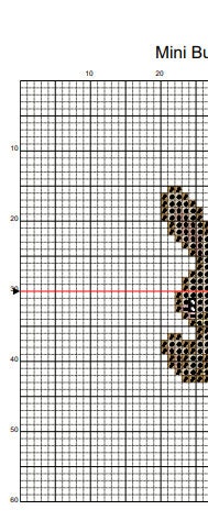 Mini Cute Easter Bunny Rabbit Cross Stitch Pattern - Instant PDF ...