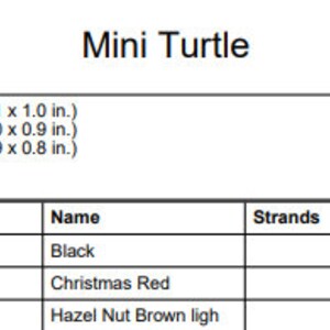Mini Cute Sea Turtle Cross Stitch Pattern - Instant PDF Download ...