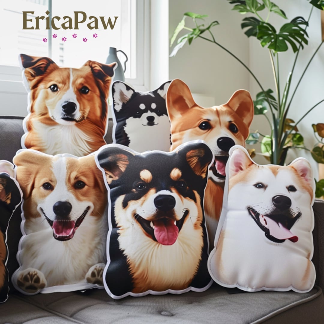 Custom Pet Print Pillow, 3D Custom Dog Pillow, Cat Photo Pillow ...