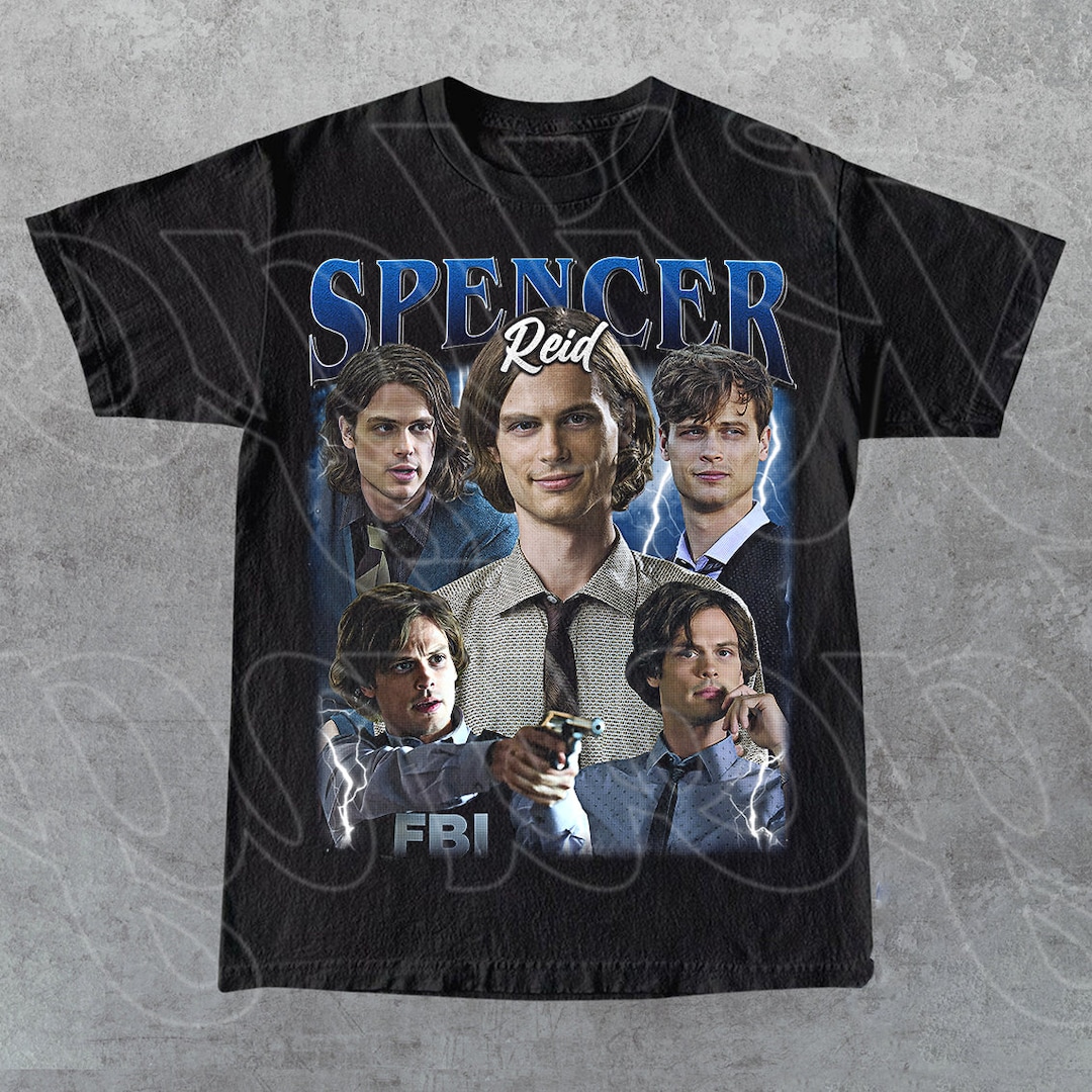Limited Spencer Reid Vintage T-shirt, Gift for Woman and Man Unisex T ...