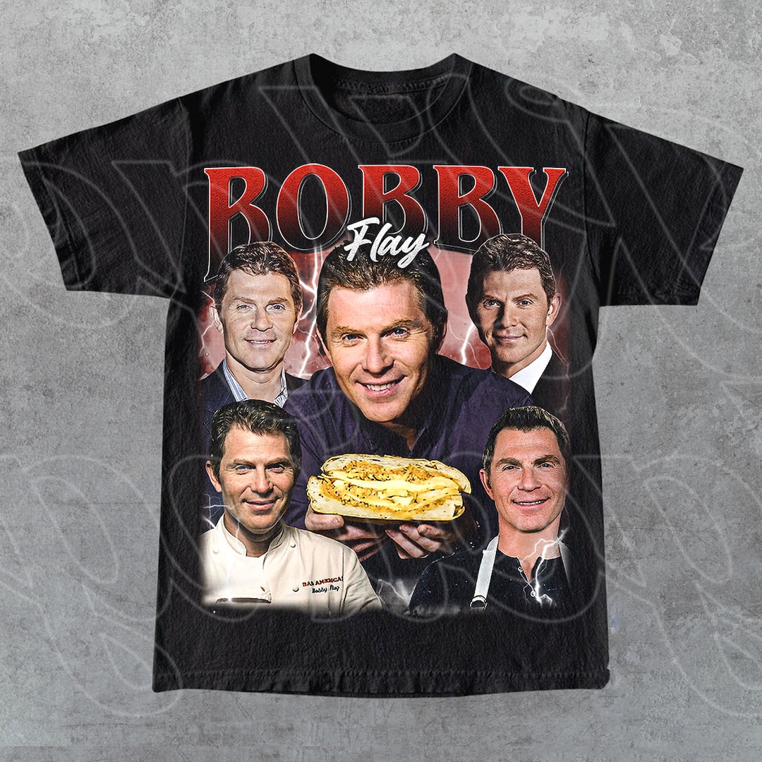 Limited Bobby Flay Vintage T-shirt, Gift for Woman and Man Unisex T ...