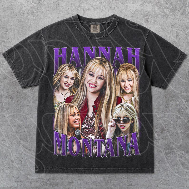 Hannah Montana Disney Channel Sitcom Tee – 2000s Pop Star Graphic Shirt ...