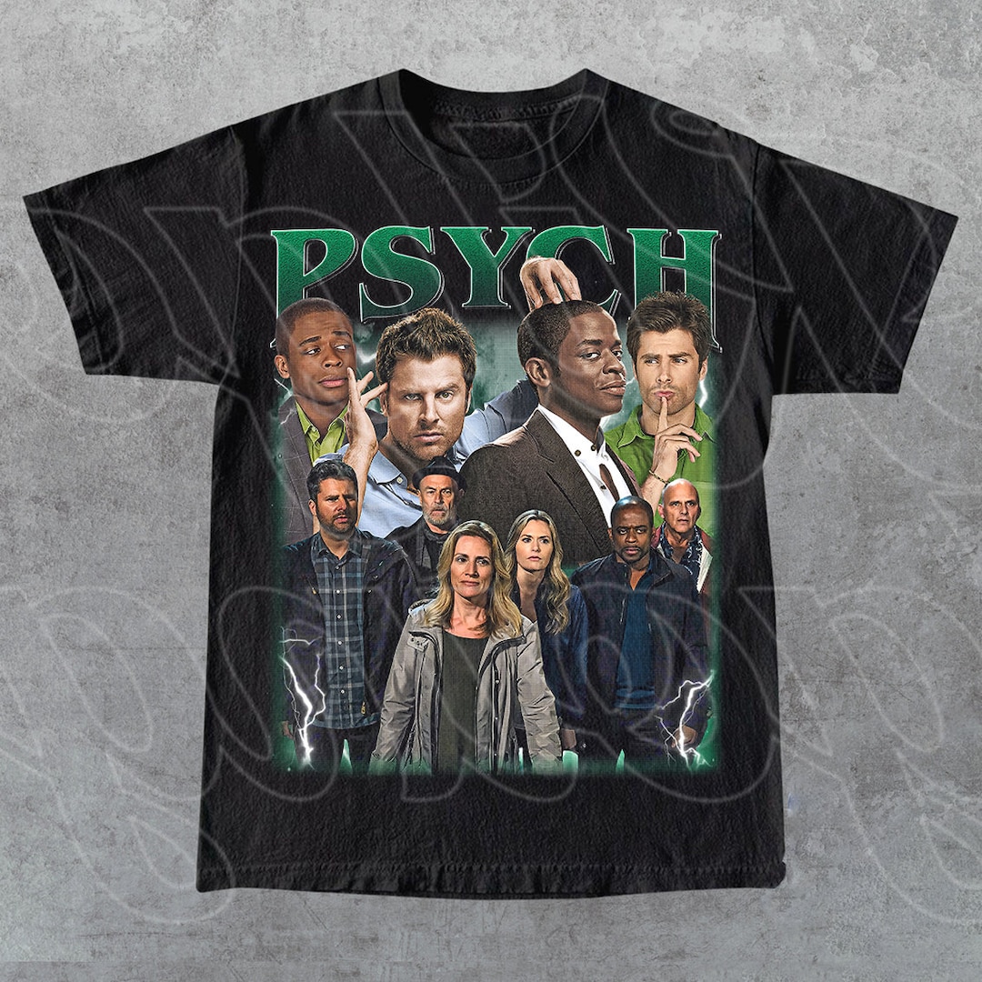 Psych TV Show 2006 Comedy Drama Detective Series Tee – Shawn & Gus ...