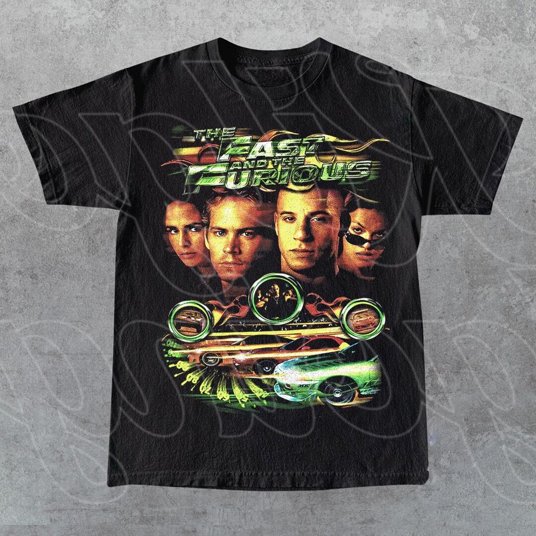 The Fast and the Furious, Street Racing Action Movie Tee, Vin Diesel ...