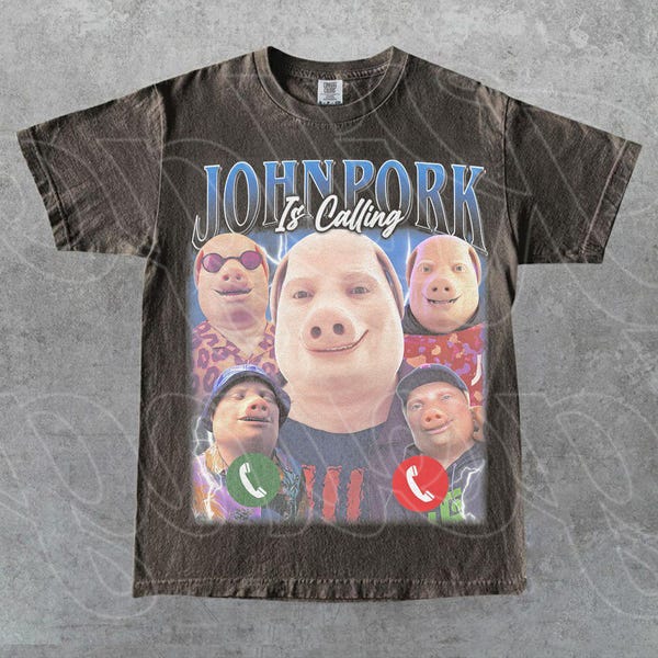 John Pork is Calling Shirt - Etsy