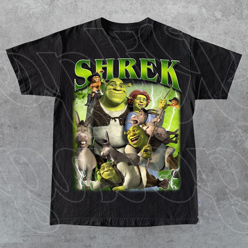 Limited Shrek Vintage T-shirt, Gift for Woman and Man Unisex T-shirt FD ...