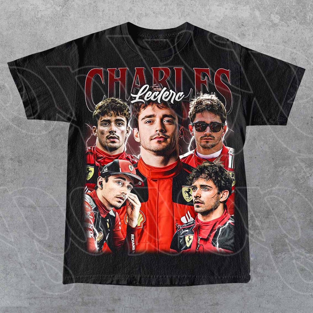 Limited Charles Leclerc Vintage T-shirt, Gift for Woman and Man Unisex ...