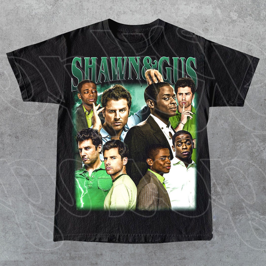 Limited Shawn and Gus Psych Tv Show Vintage T-shirt, Gift for Woman and ...