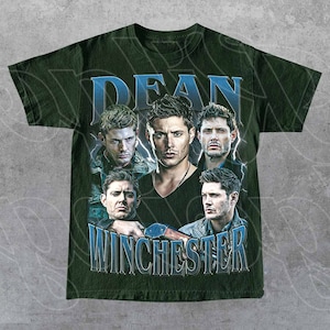 Limited Dean Winchester Vintage T-shirt, Gift for Woman and Man Unisex ...