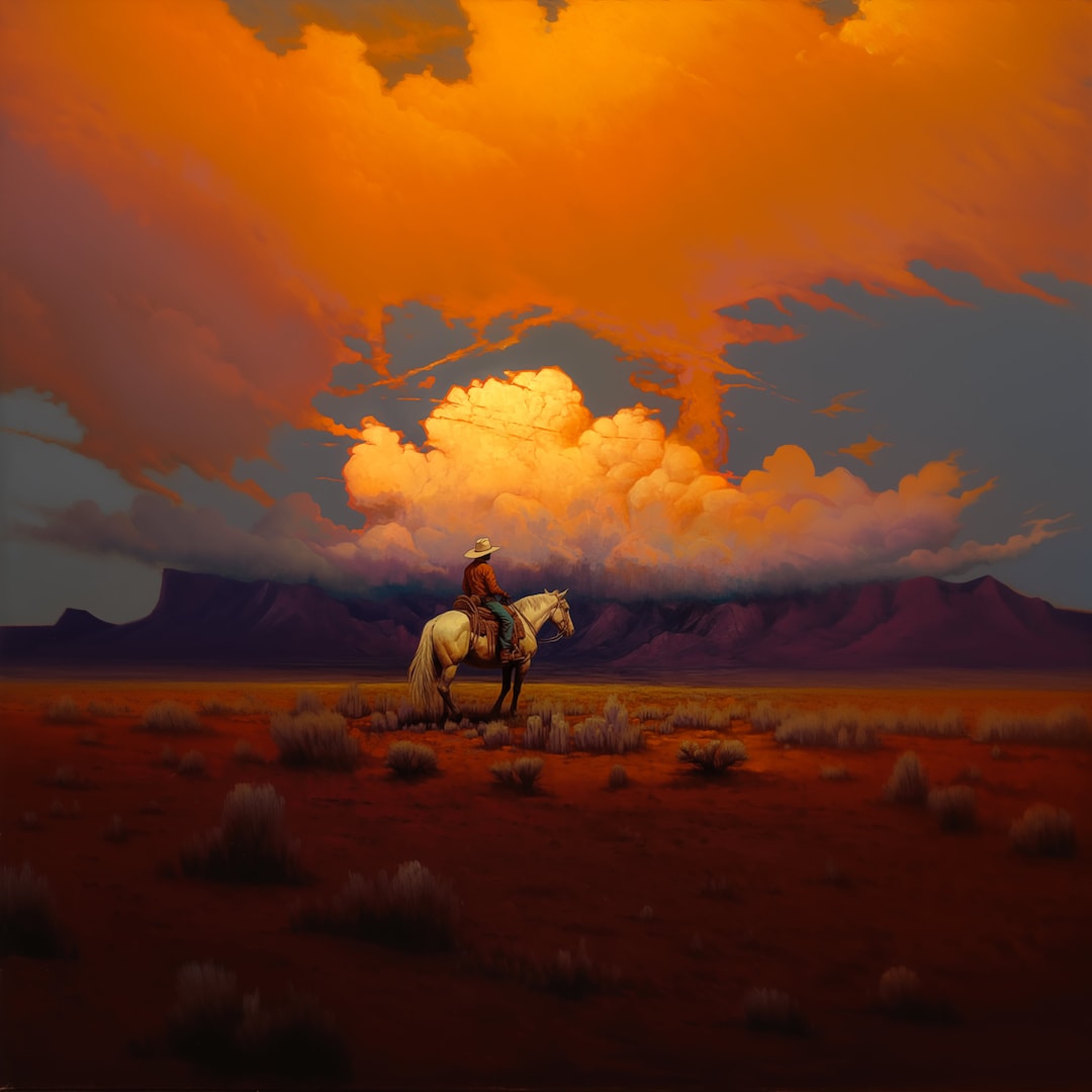 The Lone Ranger VII. Original Oil Artwork. Cowboy Western Painting ...