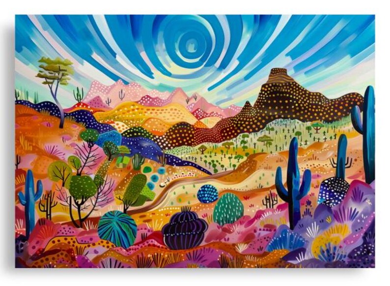 Outback Ranges. Version IIII. Original Oil Artwork. Digital Download ...