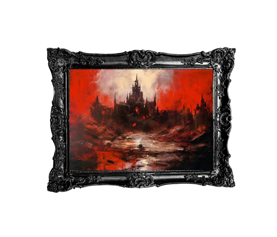 Oil Painting- Haunted Madness - VI. Original Artwork. Painting. Print ...