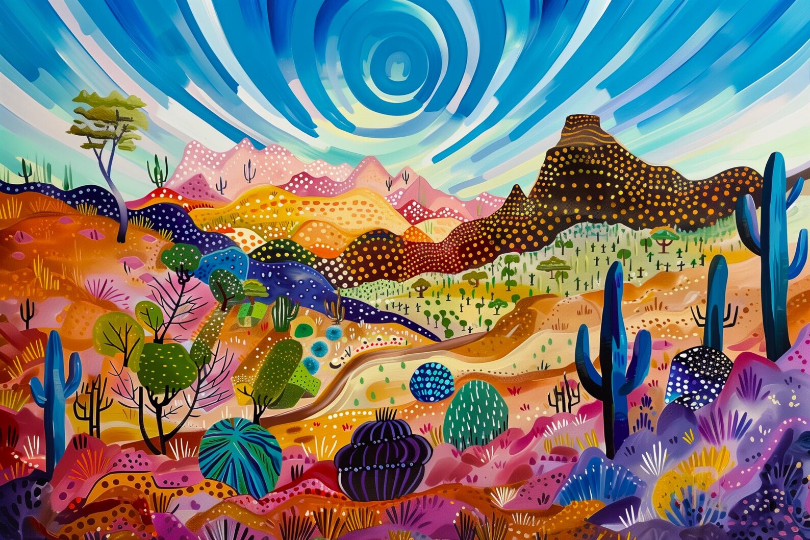 Outback Ranges. Version IIII. Original Oil Artwork. Digital Download ...