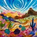 Outback Ranges. Version IIII. Original Oil Artwork. Digital Download ...