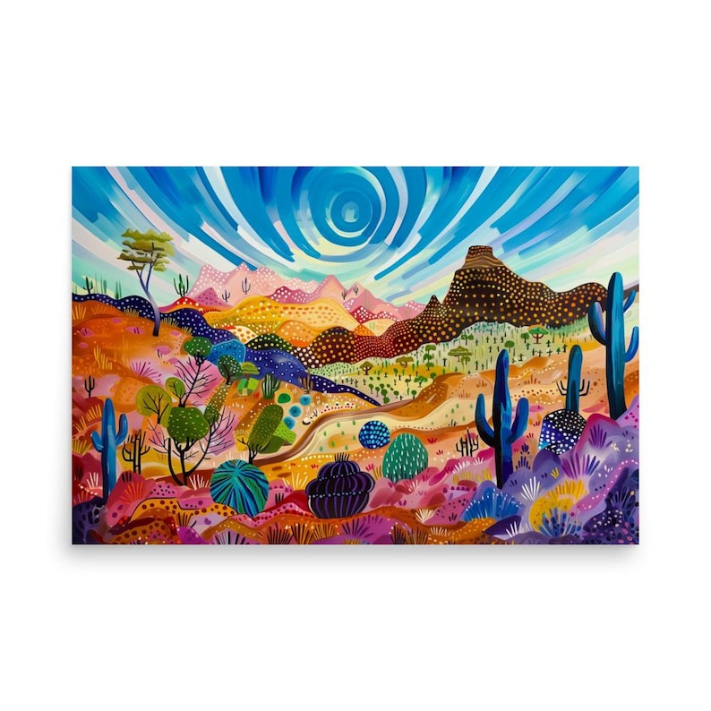 Outback Ranges. Version IIII. Original Oil Artwork. Digital Download ...