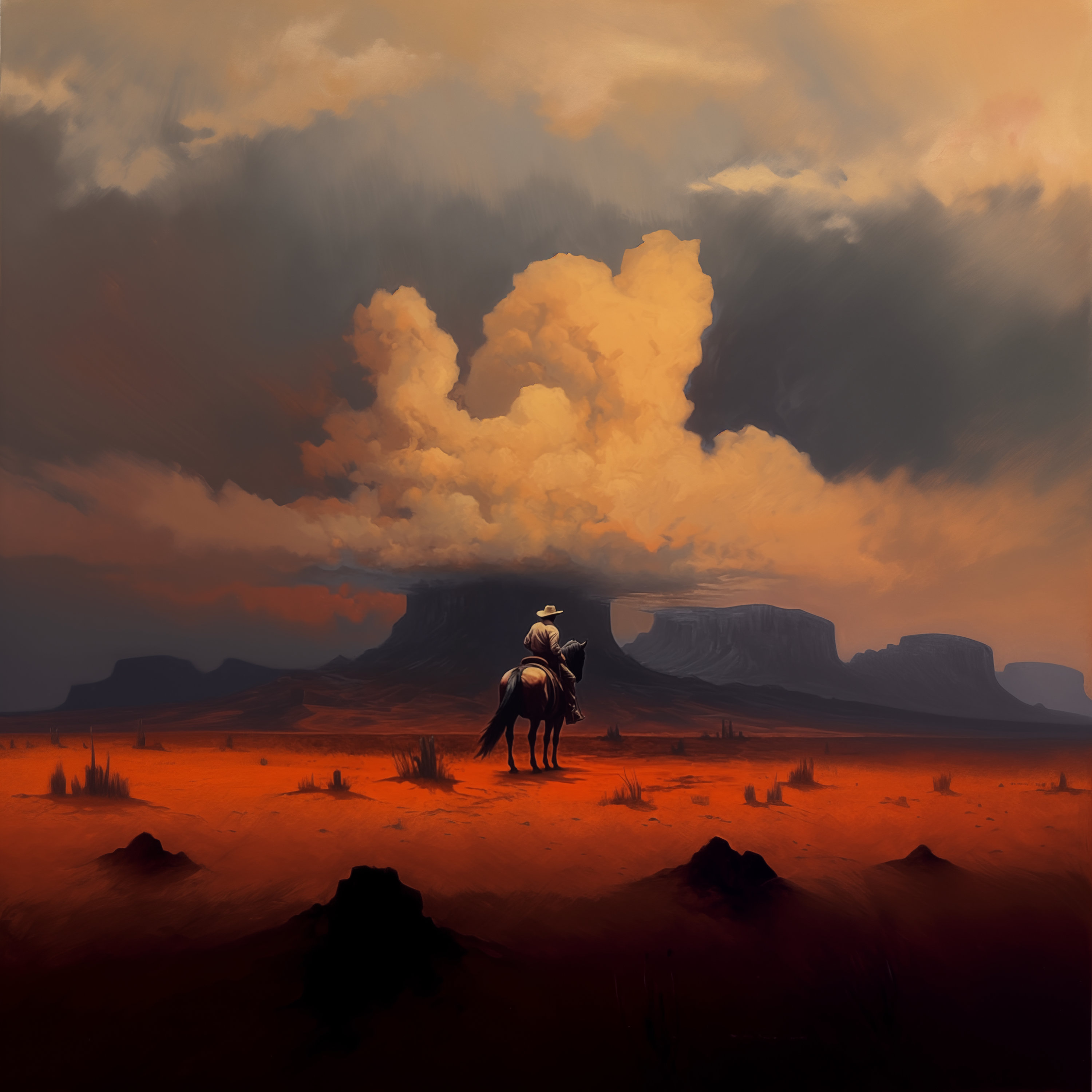 The Lone Ranger VIIX. Original Oil Artwork. Cowboy Western Painting ...