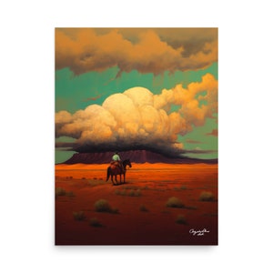 The Lost Rider VII. Original Oil Artwork. Cowboy Western Painting ...