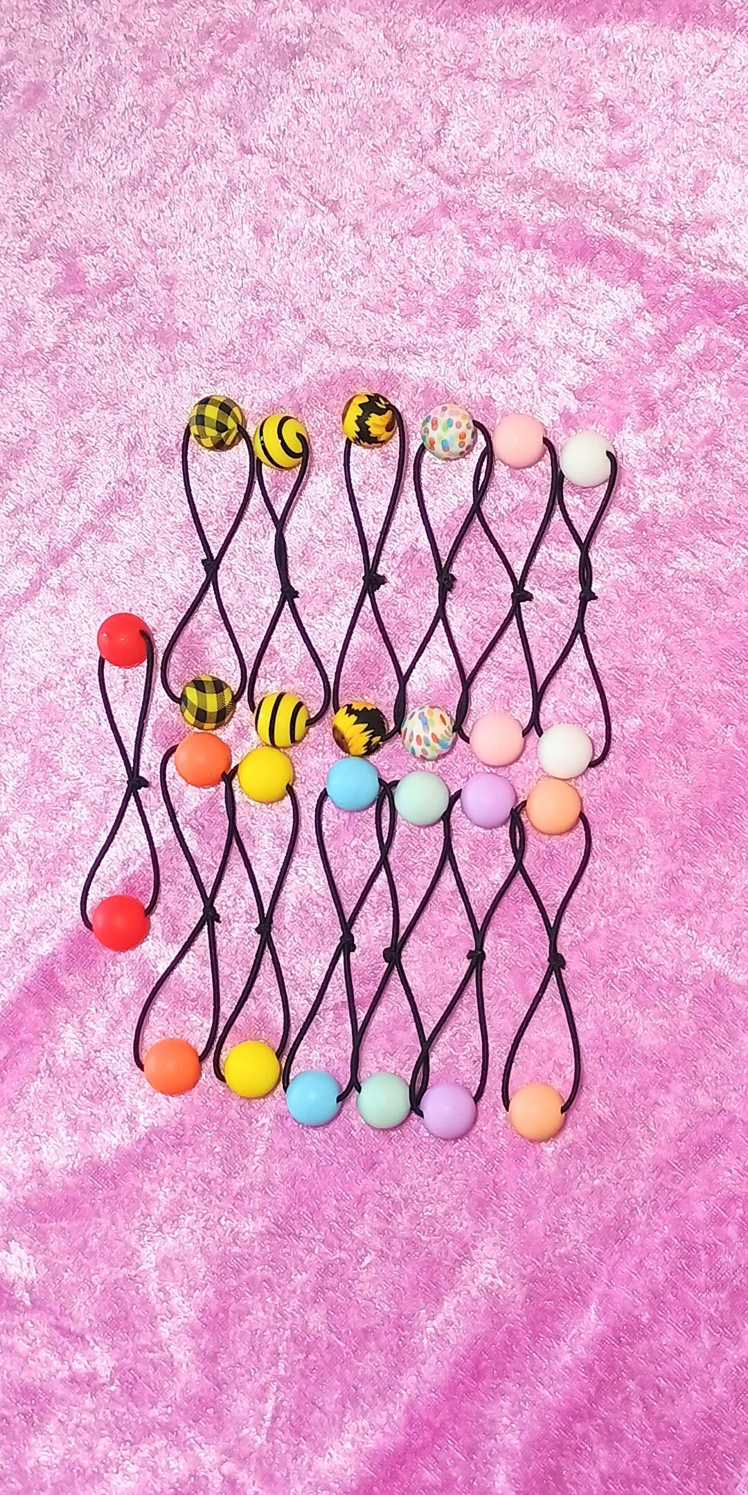 Retro Bobbles, Bobble Hair Accessories 2pk - Etsy