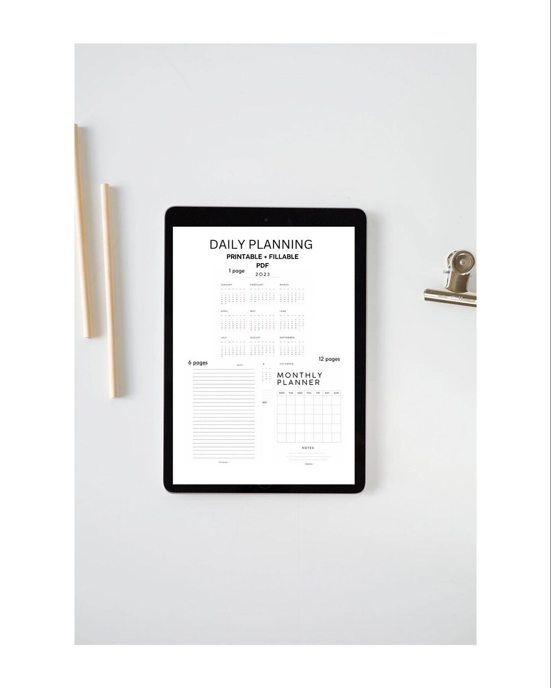 Yearly Planner,2023 Digital Planner,weekly Planner, Daily Planner, iPad ...