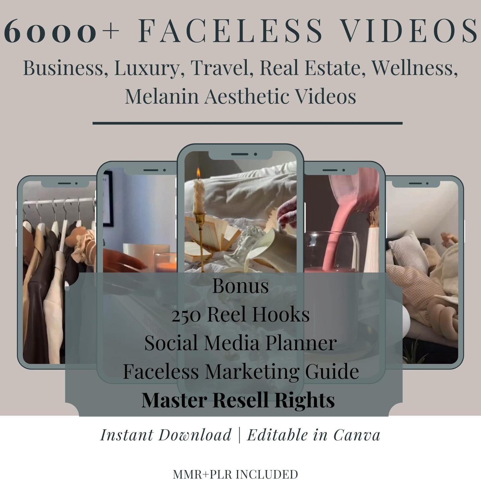 6000+ Faceless Videos With MRR| Digital Marketing Videos With Master ...