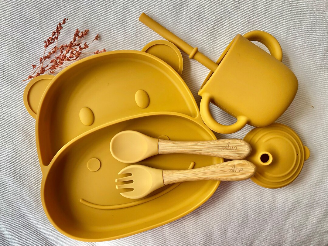 Personalized Children's Plate and Cutlery Meal Set / - Etsy