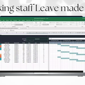 Employee Annual Leaver Tracker | Staff Calendar | Staff Roster ...