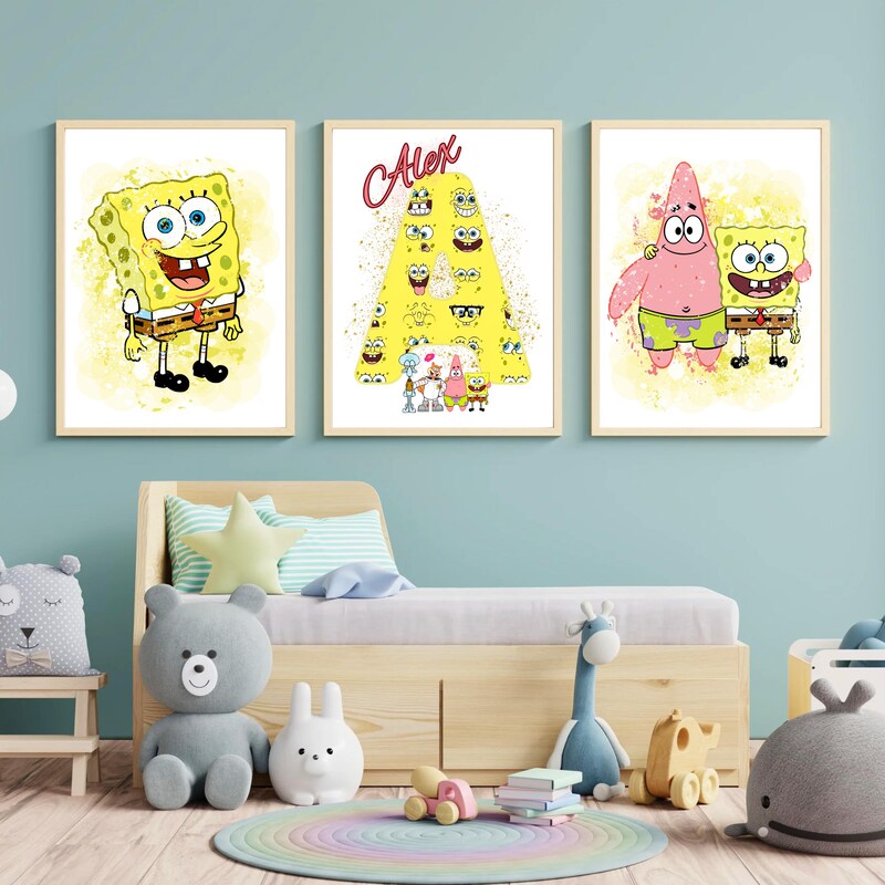 Spongebob Poster - Etsy