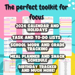 The Ultimate ADHD Planner for KIDS 2024 Digital & Printable - Etsy